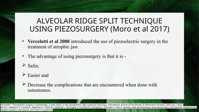 Ridge Split Techniques in Prosthodontics: Enhancing Alveolar Ridge for ...