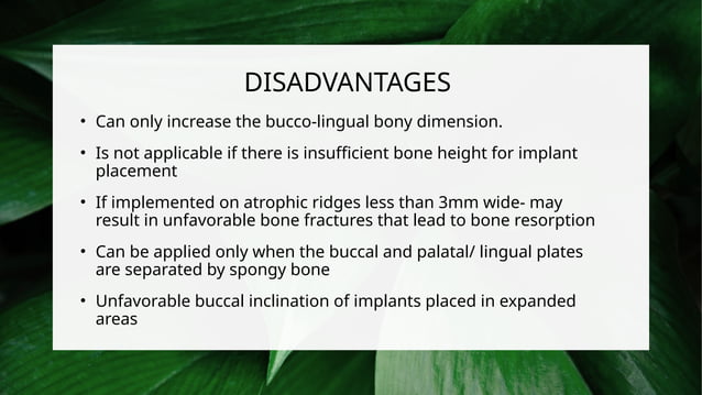 Ridge Split Techniques in Prosthodontics: Enhancing Alveolar Ridge for ...