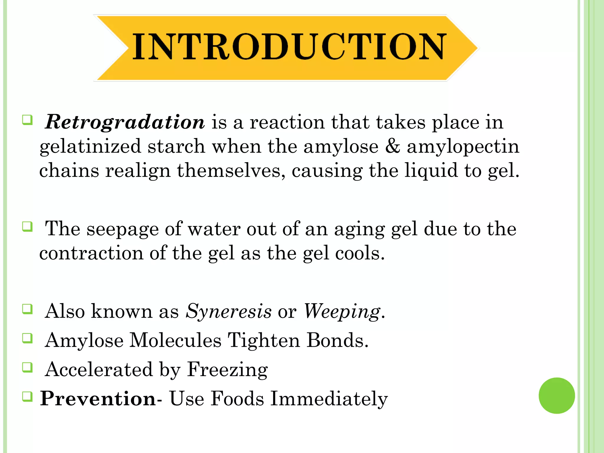 modified starch | PPT