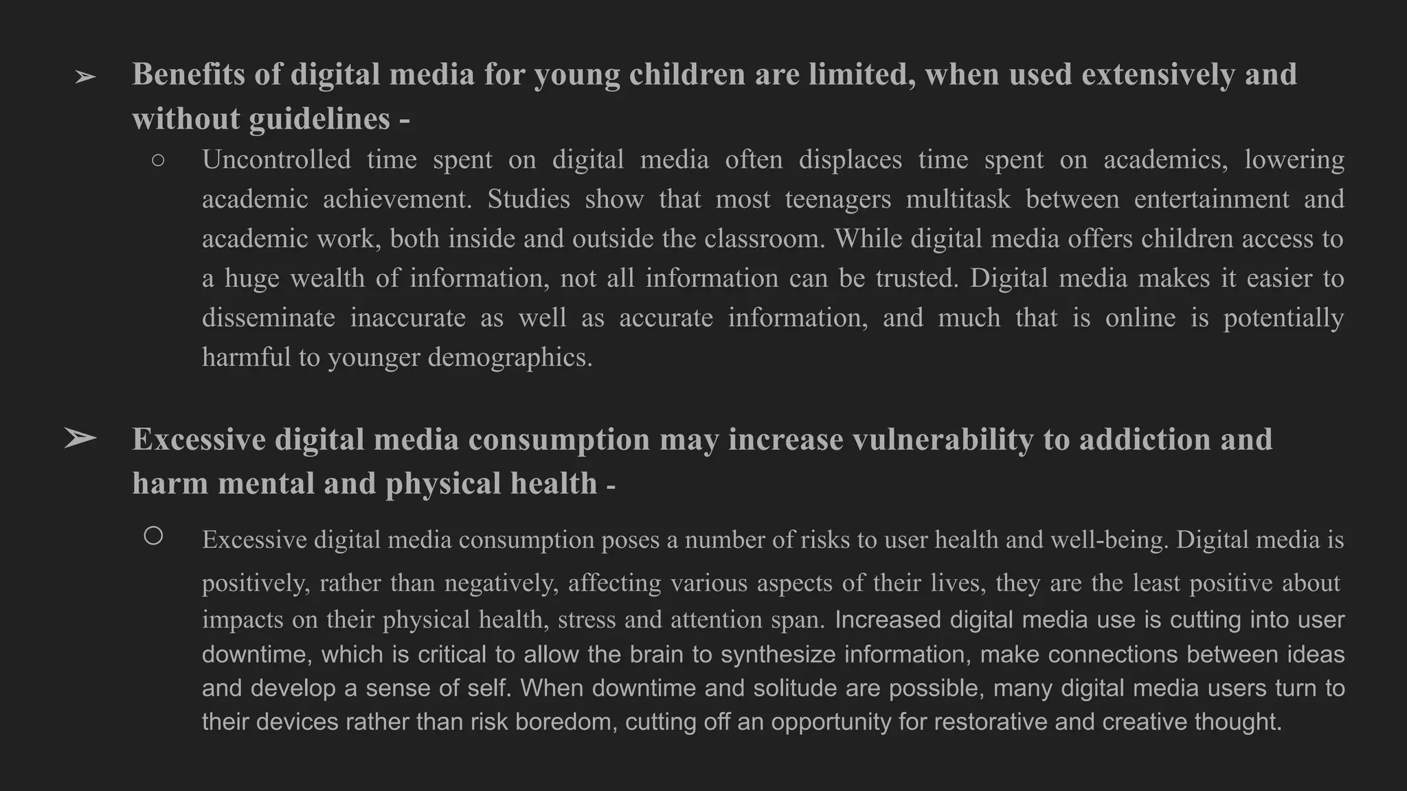 Digital Media problems and opportunity | PPT