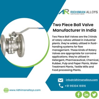 Valves | Ball Valve | Two Piece Ball Valve | Three Piece Ball Valve | Fully Welded Ball Valve ...