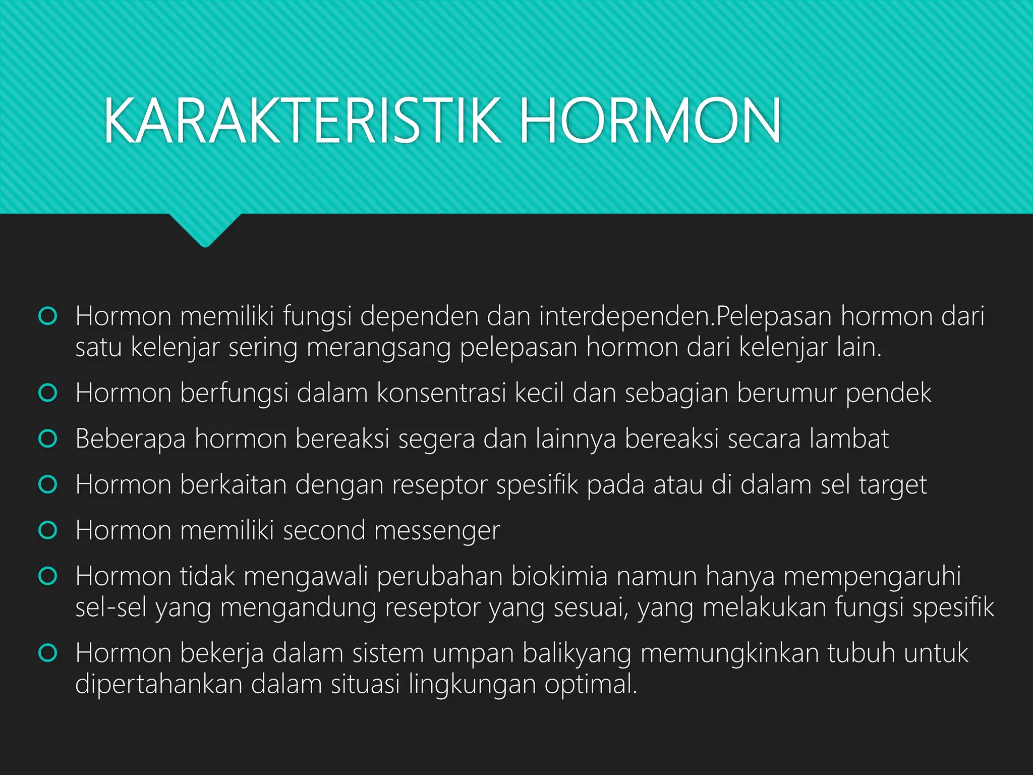 Power Point Hormon - Struktur dan Fungsi Biomolekul | PPTX