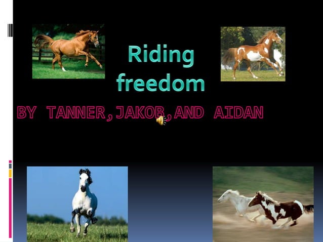 Riding freedom | PPTX