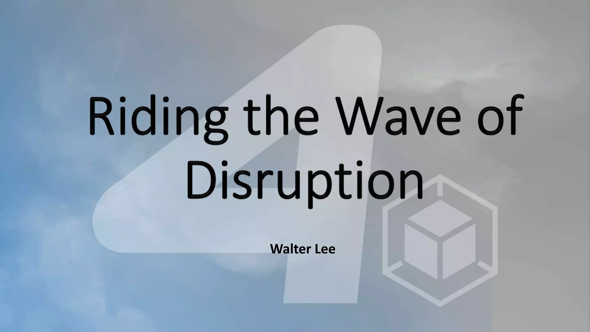 NEC Public Safety | Riding the Wave of Disruption in 4.0 by Walter Lee ...