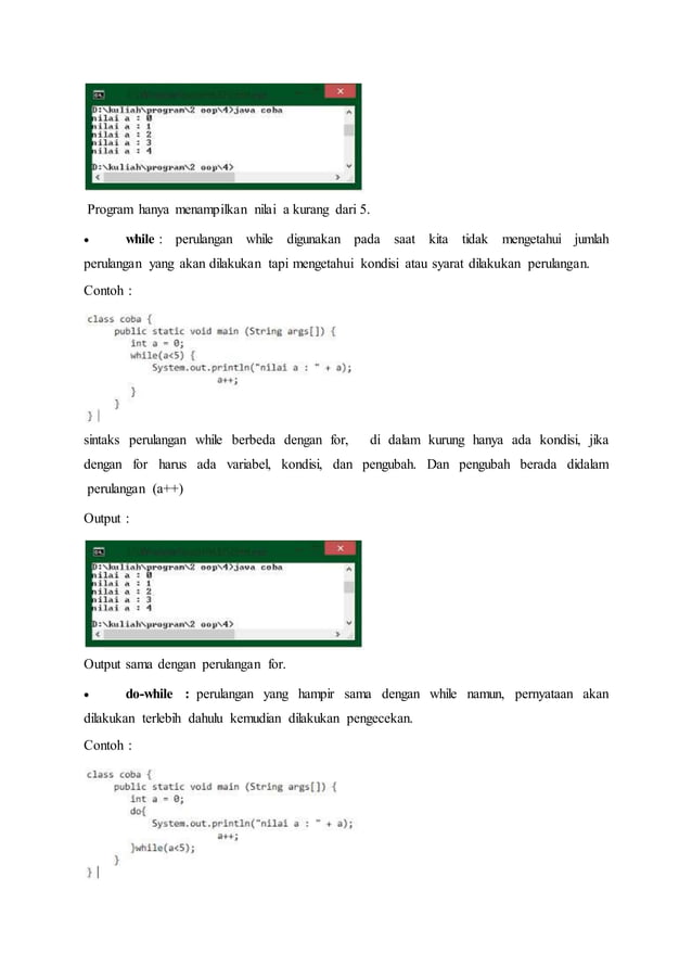 Ridoni,yunus,perulangan | PDF