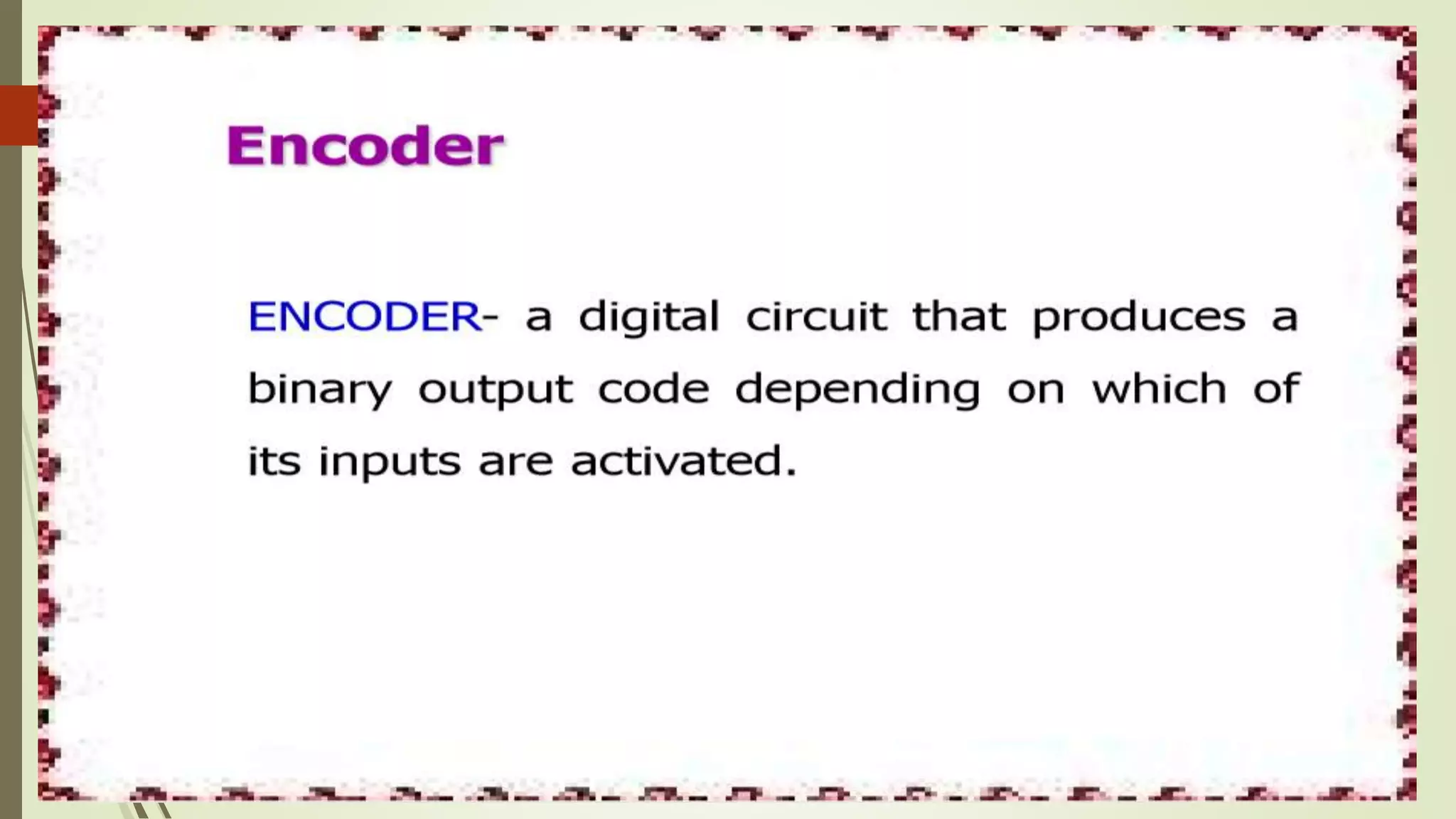 Encoder And Decoder Pptx Computer Software And Applications Computing