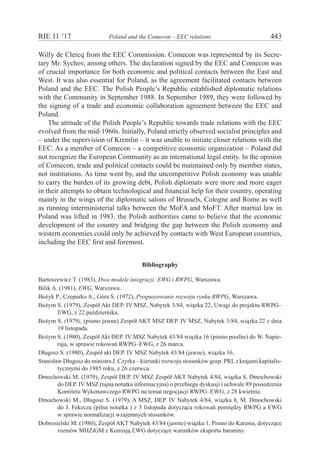Poland and the Comecon – EEC relations | PDF