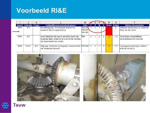 Uitvoeren RI&E bruggen en sluizen RWS