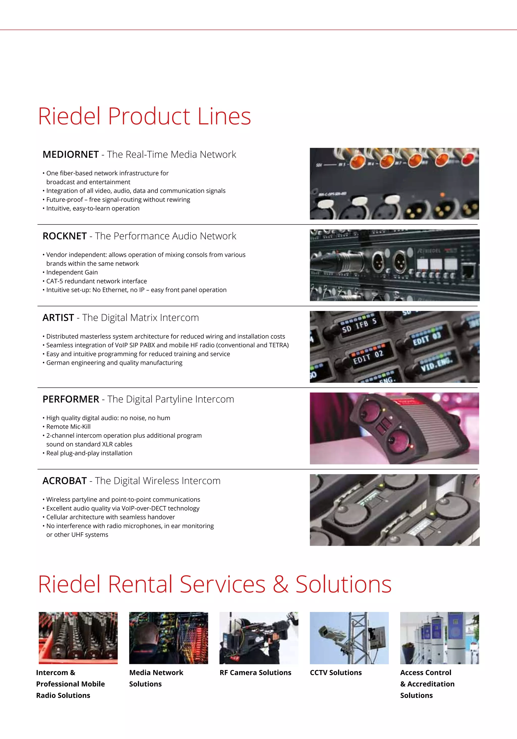 RIEDEL Communications - Solutions for Cruise Ships | PDF