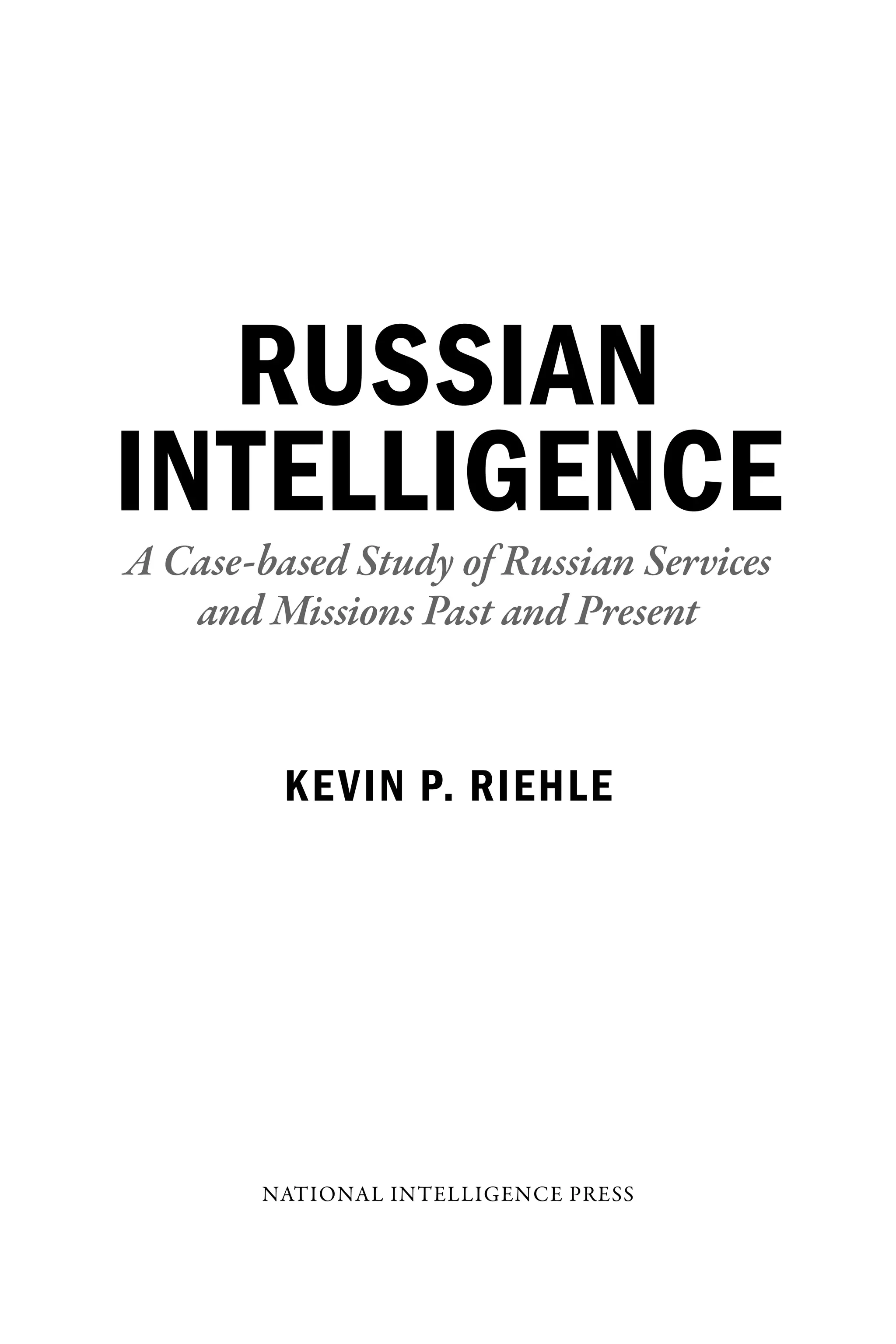 Russian intelligence riehle.pdf