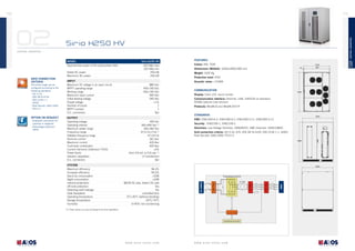 Riello aros-central-transformer-based-solar-inverters | PDF