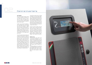 Riello aros-central-transformer-based-solar-inverters | PDF