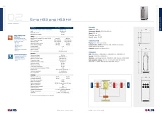 Riello aros-central-transformer-based-solar-inverters | PDF