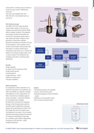 Riello flywheel-energy-storge-systems | PDF
