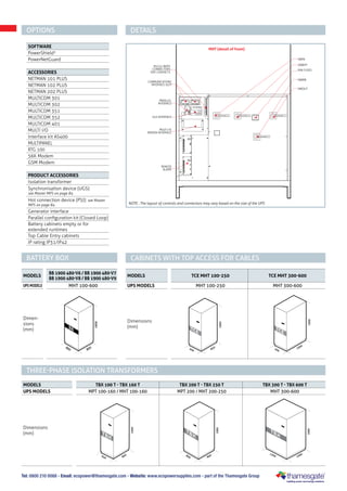 Riello master-hp-ups-datasheet | PDF