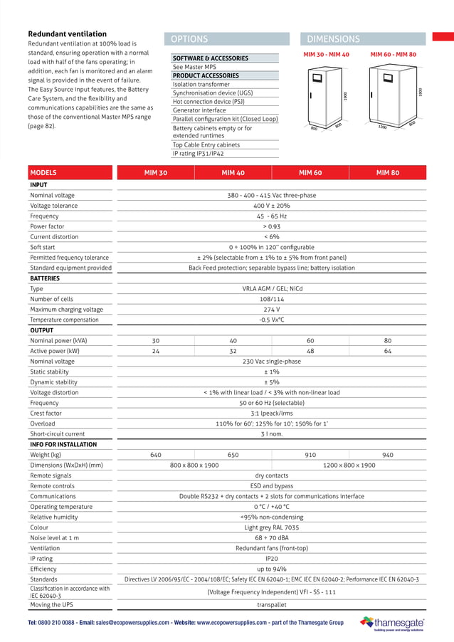 Riello master-industrial-ups-datasheet | PDF | Home Appliances | Home ...