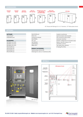 Riello master-mps-ups-datasheet | PDF