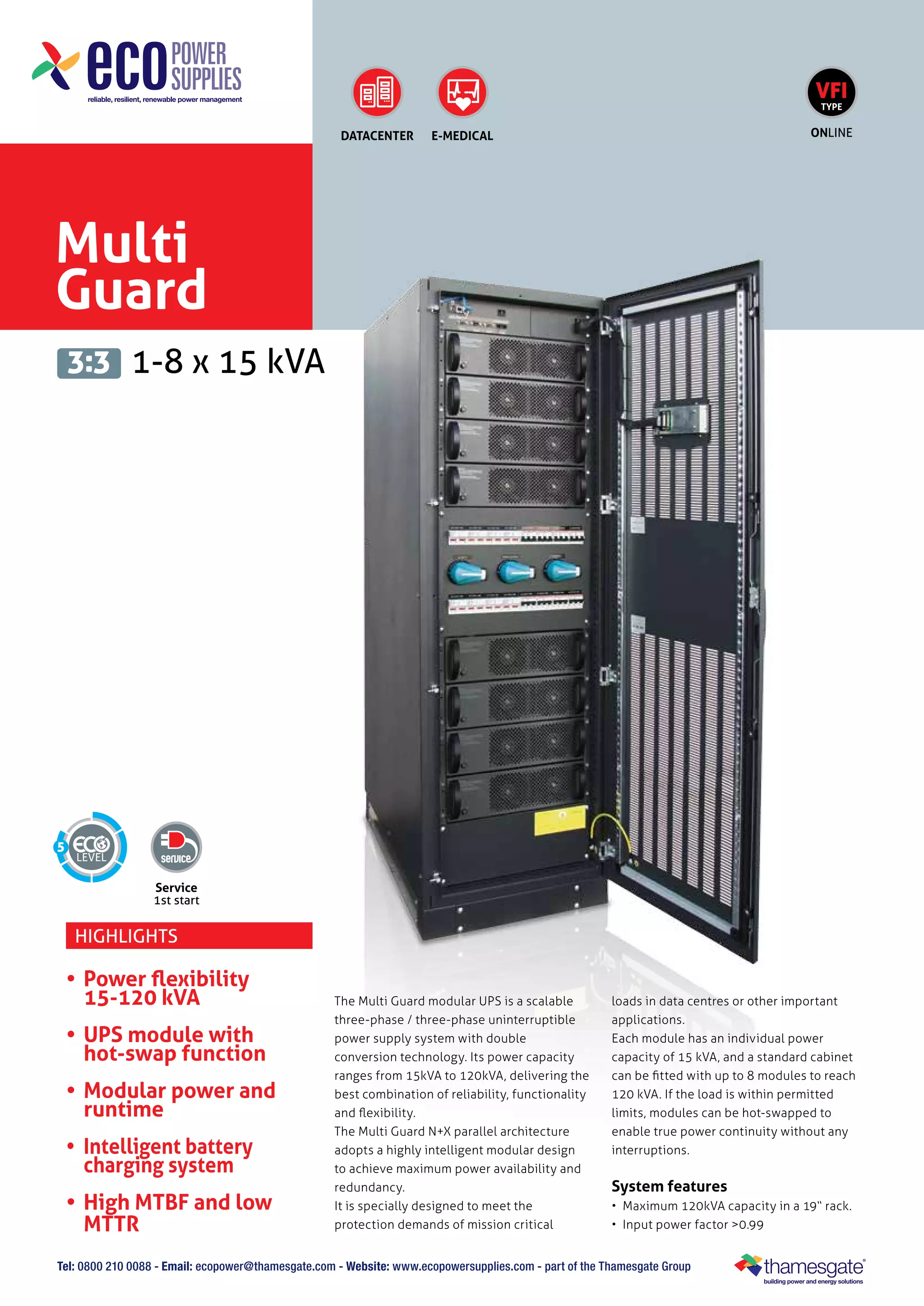 Ecopowersupplies: Riello multi-guard-ups-datasheet | PDF