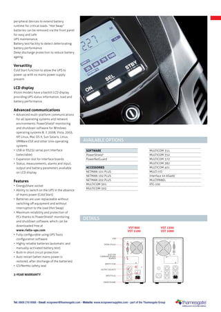 Riello vision-ups-datasheet | PDF