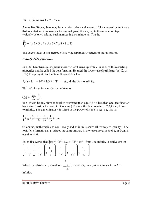 Riemann Hypothesis | DOC | Physics | Science