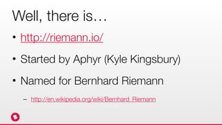 Ali Asad Lotia (DevOps at Beamly) - Riemann Stream Processing at # ...