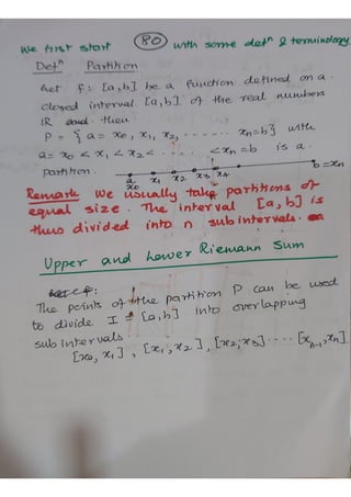 Riemann integration | PDF