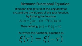 Riemann Hypothesis and Natural Functions | PPTX