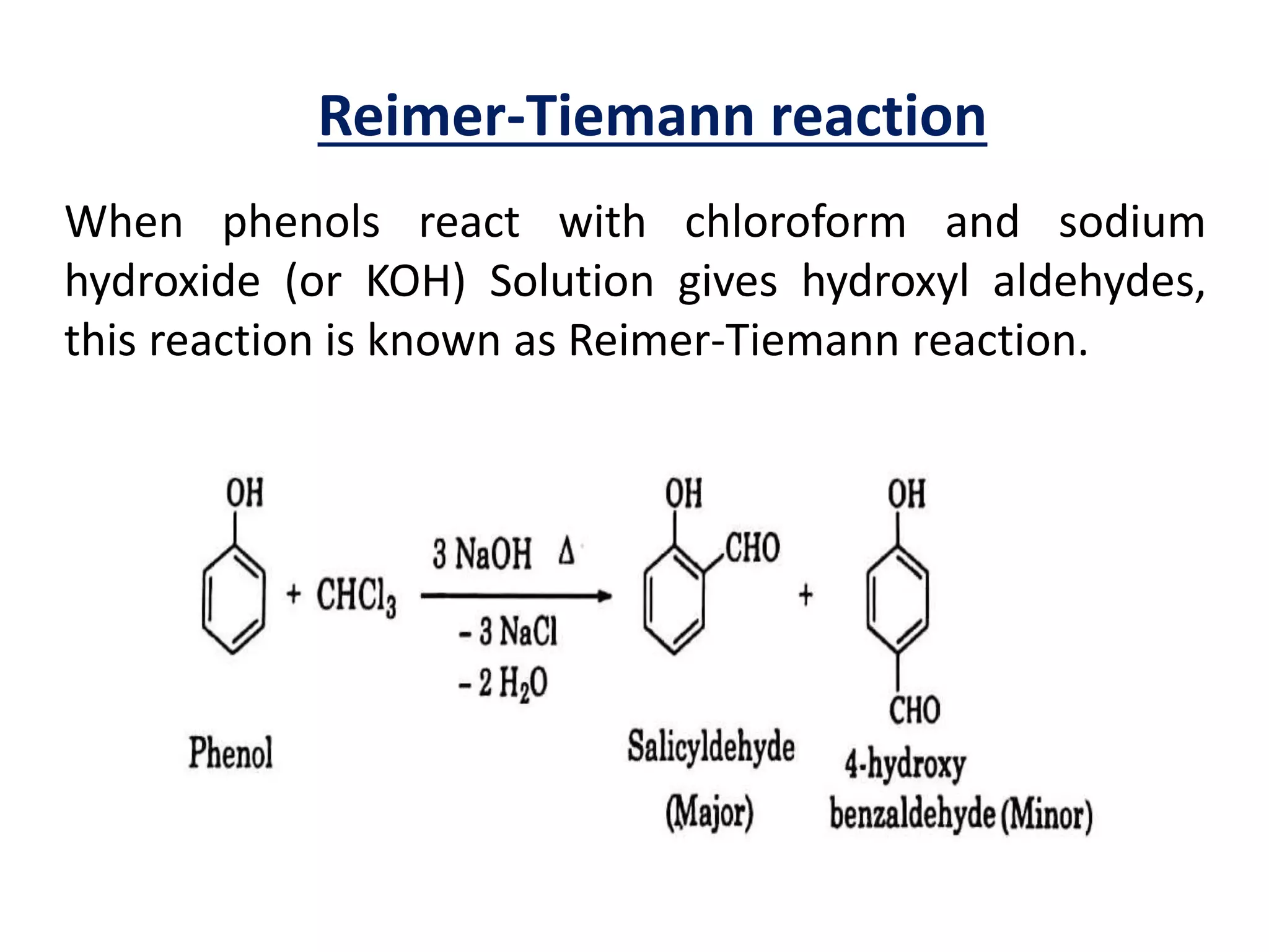 Riemer Tiemann reaction | PPTX