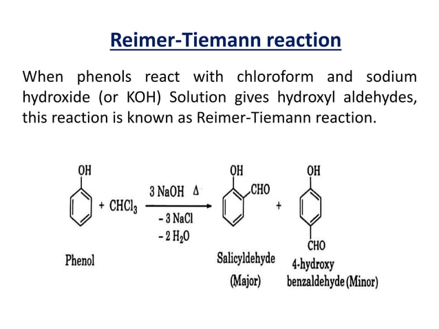 Riemer Tiemann reaction | PPTX