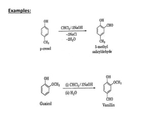 Riemer Tiemann reaction | PPTX