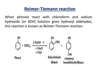 Riemer Tiemann reaction | PPT