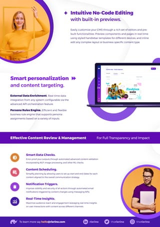 Rierino Commerce Platform - CMS Solution | PDF