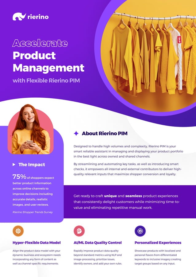 Rierino Commerce Platform - PIM Solution | PDF