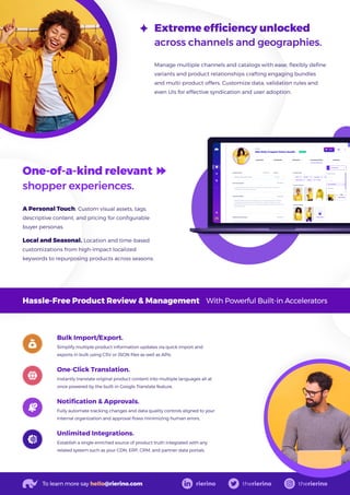 Rierino Commerce Platform - PIM Solution | PDF