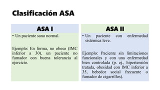 Riesgo anestésico - Clasificación ASA.pptx