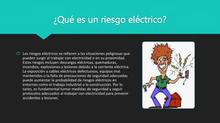 Riesgos Eléctricos normativas y precauciones colombia | PPTX