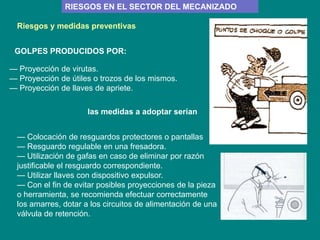 Riesgos en el mecanizado | PPSX