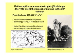 Riesgos volcanicos del eyjafjallajokull y katla | PDF