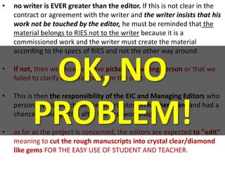 Nov presentation to RIES & Partners | PPT