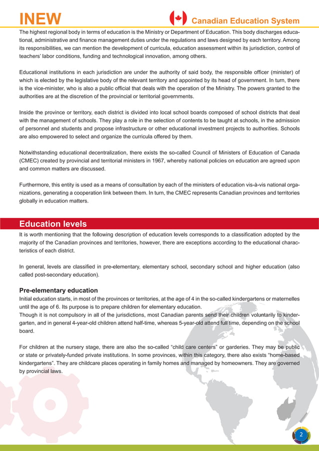 Canadian Education System | PDF | Free Download