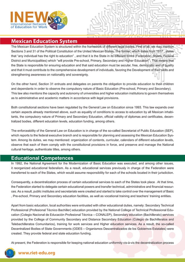 Mexican Education System | PDF
