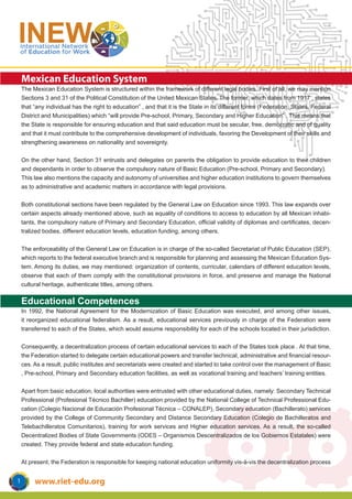 Mexican Education System | PDF