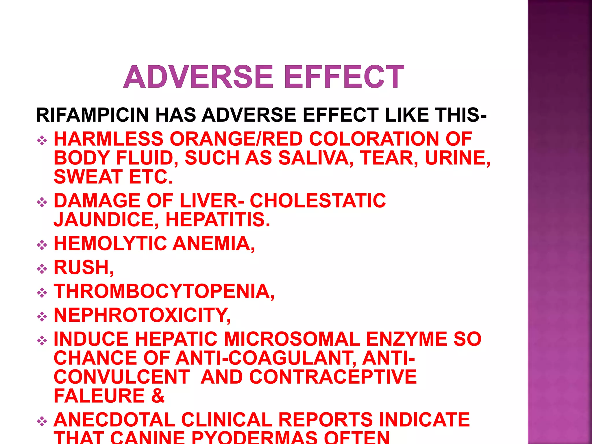 Rifampicin ppt | PPTX