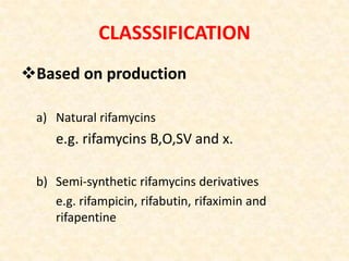 Rifamycins | PPTX