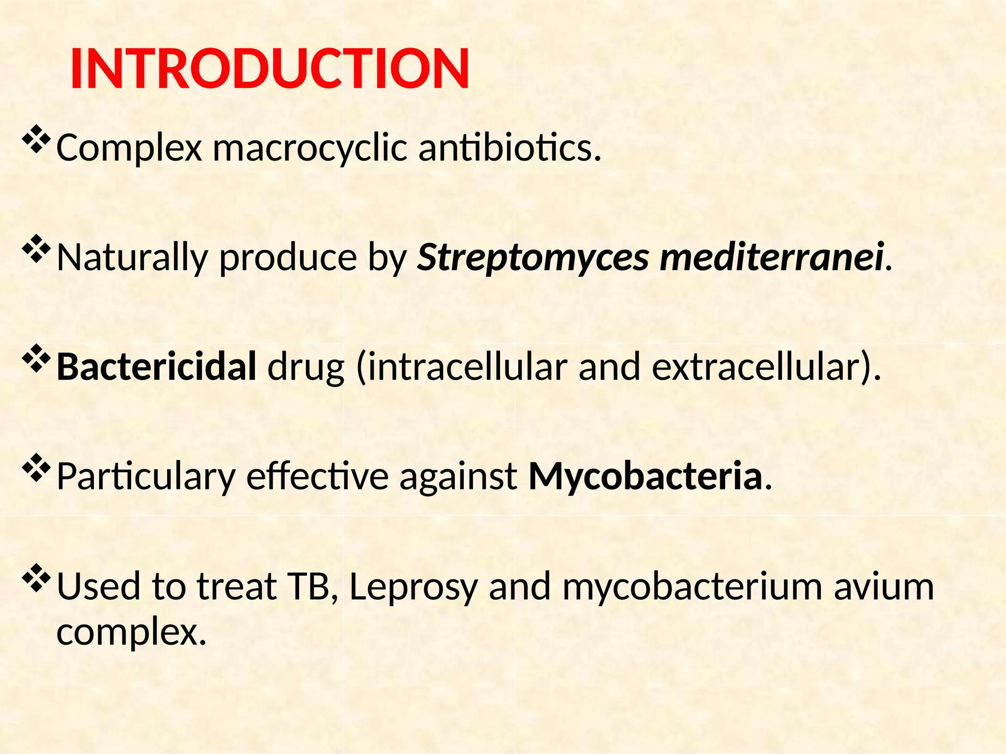 Pharmacognosy of rifamycin antibiotics.pptx