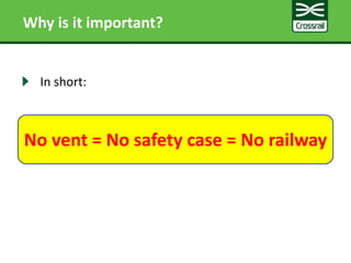 Railway Industry Fire Association RIFA talk about Crossrail Tunnel ...