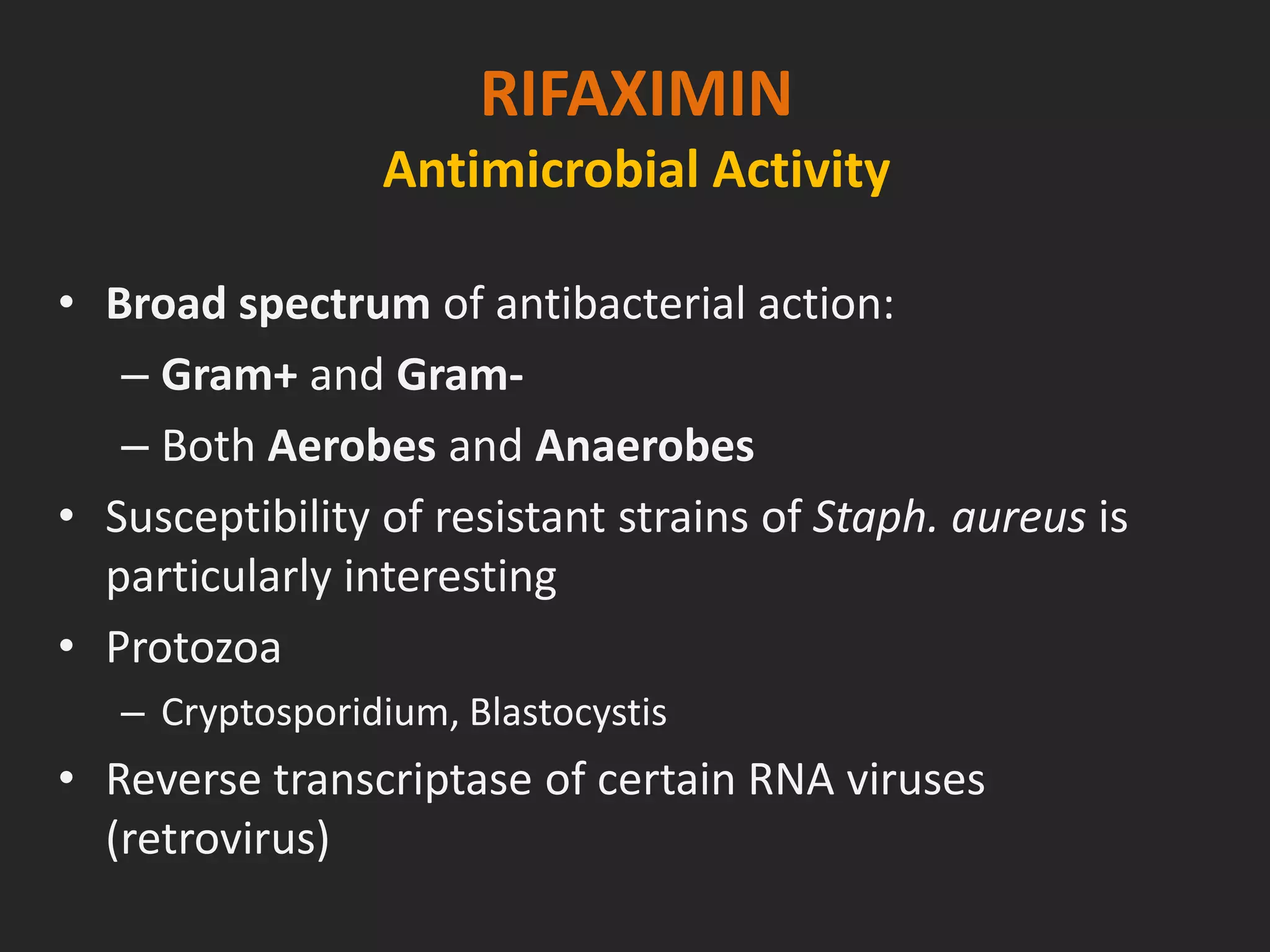 Rifaximin - Fatro worldwide exclusive antibiotic | PPTX