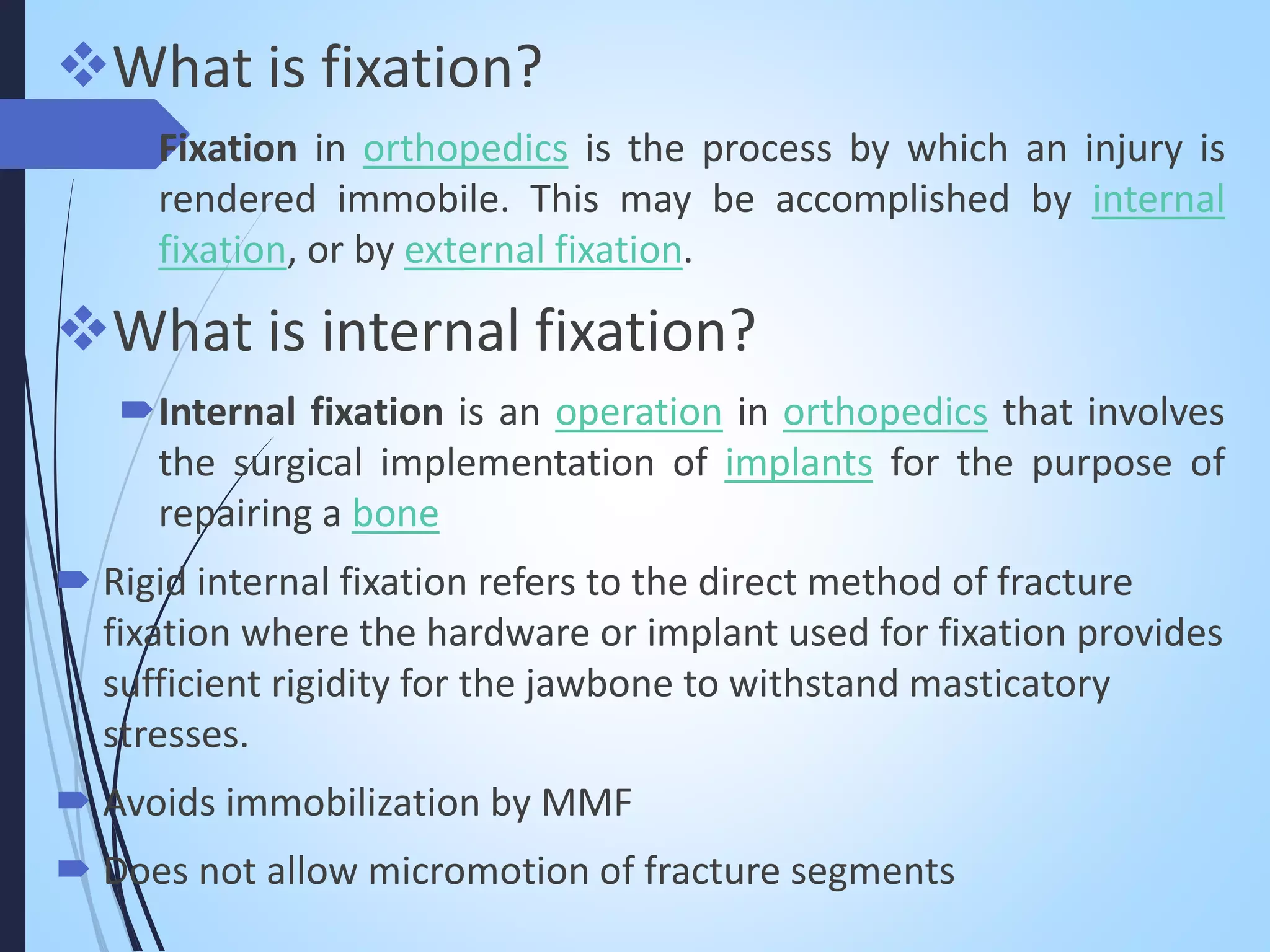 Rigid internal fixation in oral surgery | PPTX