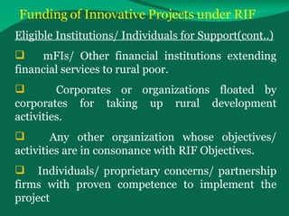 Rif Innovation Presentation | PPT