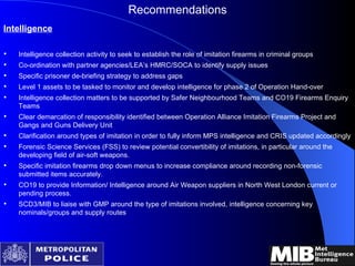 London Imitation Firearms Operation | PPT